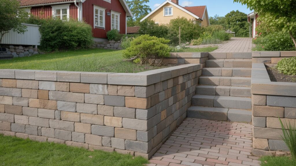 Bygga Stentrappa Kummelnäs - Bygga Mur - Murbyggarna