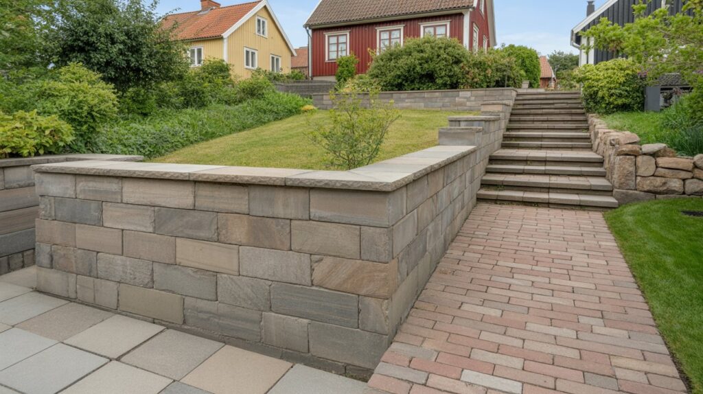Bygga Stentrappa Stadshagen - Bygga Mur - Murbyggarna
