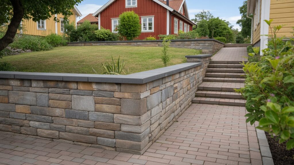Bygga Stentrappa Ulvsunda industriområde - Bygga Mur - Murbyggarna
